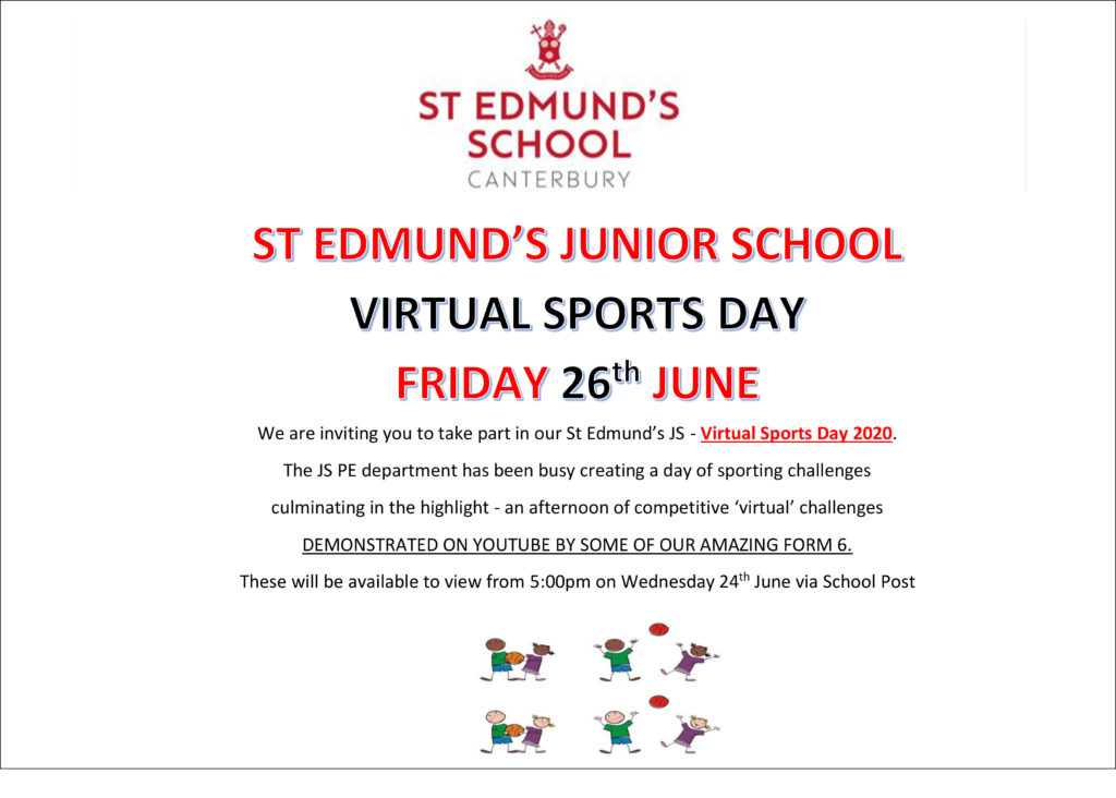 Junior School Virtual Sports Day - St Edmund's School