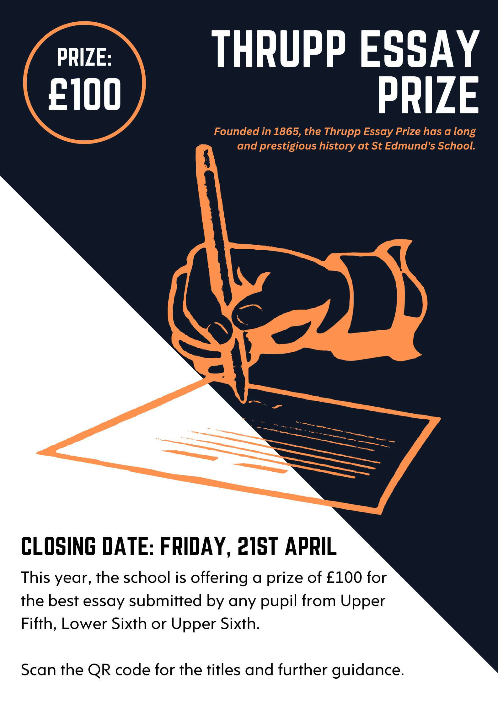 The Thrupp Essay Prize - St Edmund's School
